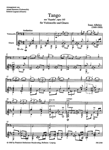 Tango - Hofmeister Musikverlag