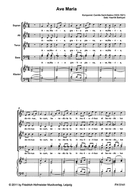 Ave Maria. - Hofmeister Musikverlag